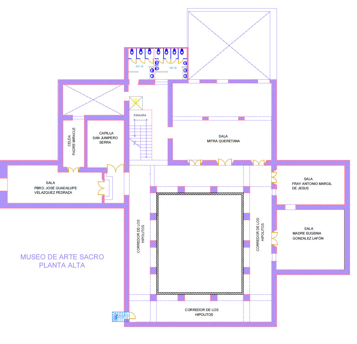 Plano De Design De Galeria De Arte